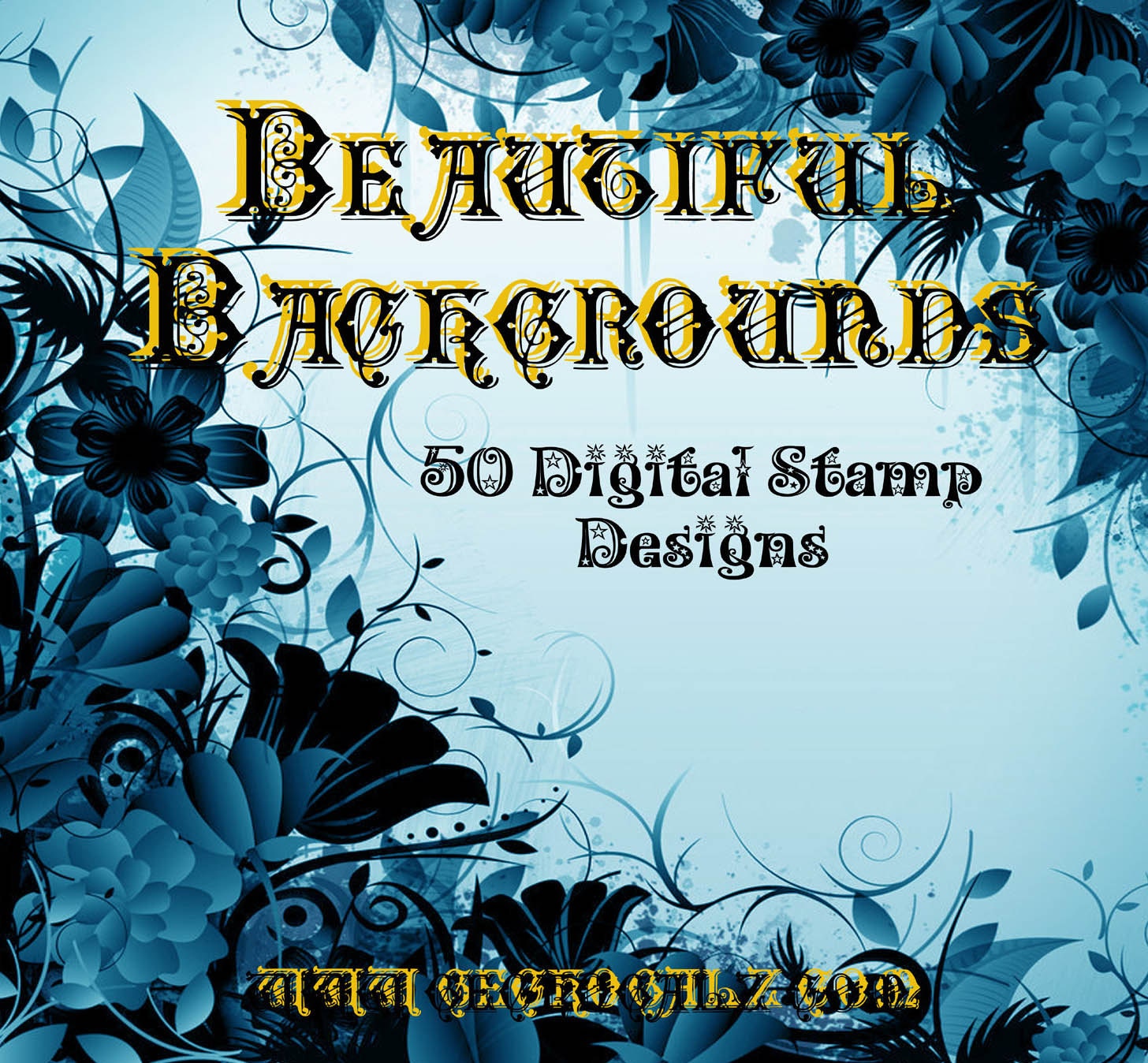 Beautiful Background Digital Stamps - Etsy