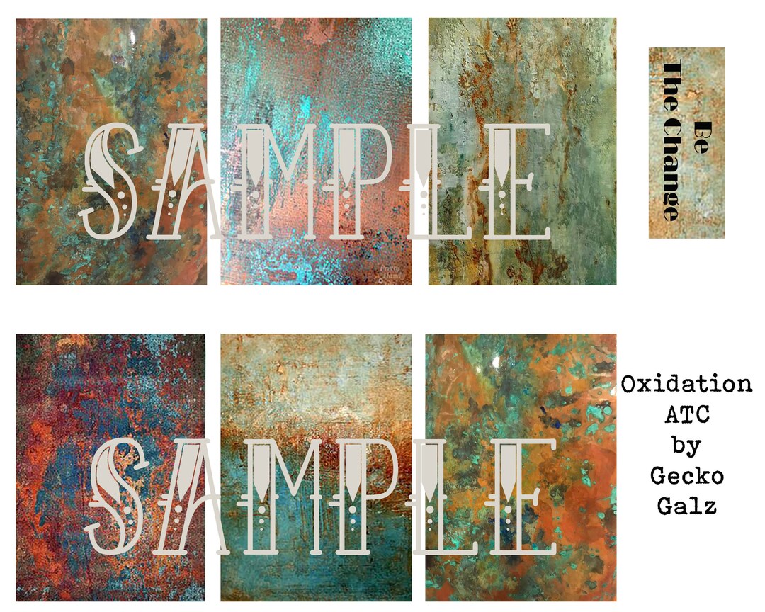 Oxidation ATC Sheet - Etsy