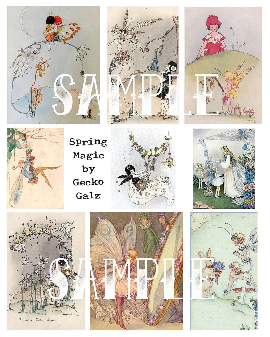 Spring Magic Collage Sheet - Etsy