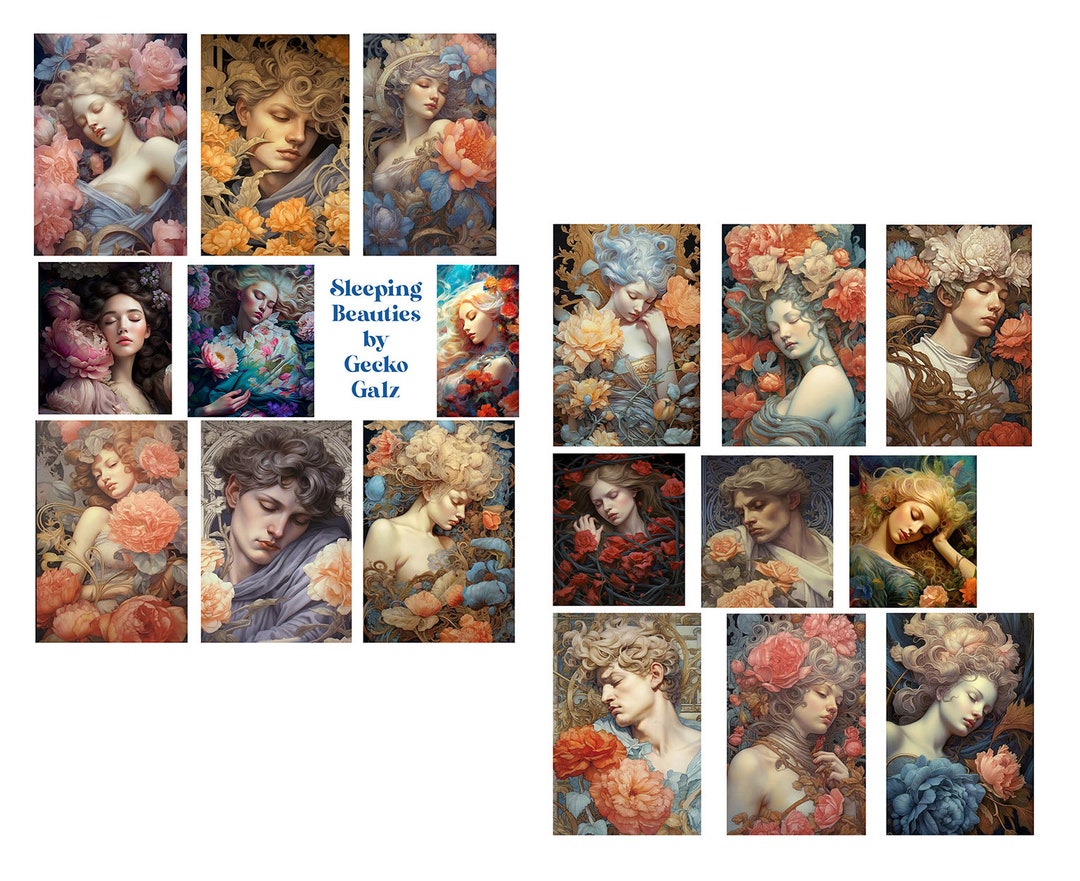 Beautiful Dreams Digital Collage Set - Etsy