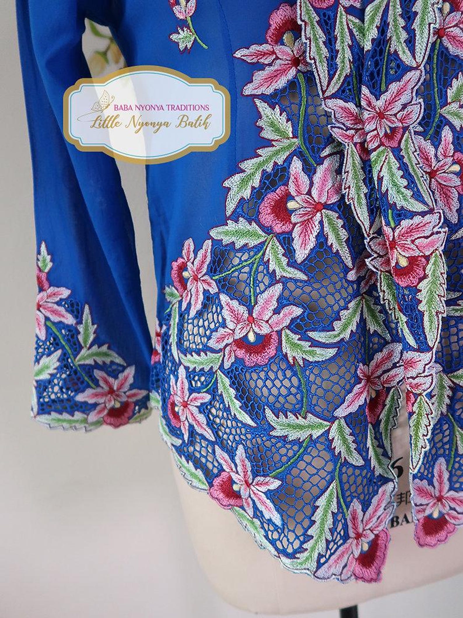 Size S: High Quality Peranakan Nyonya Kebaya (flowers) - Etsy