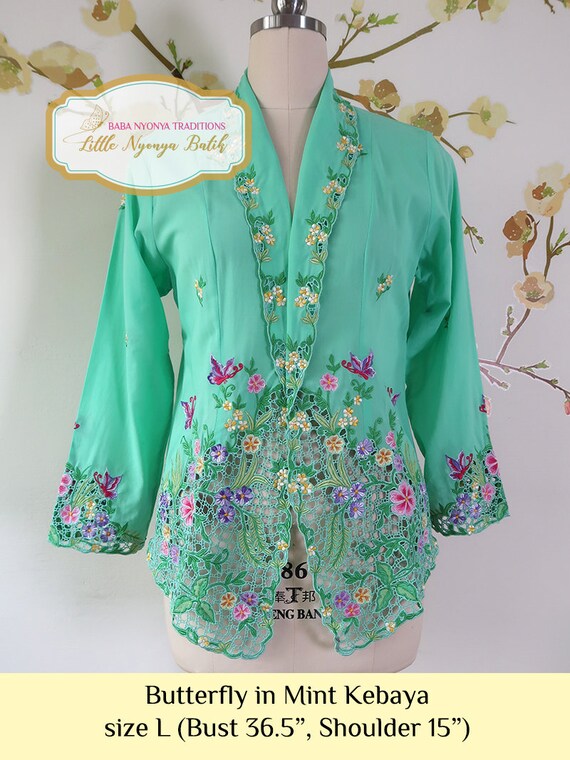 Size L: High Quality Peranakan Nyonya Kebaya Animal - Etsy Singapore