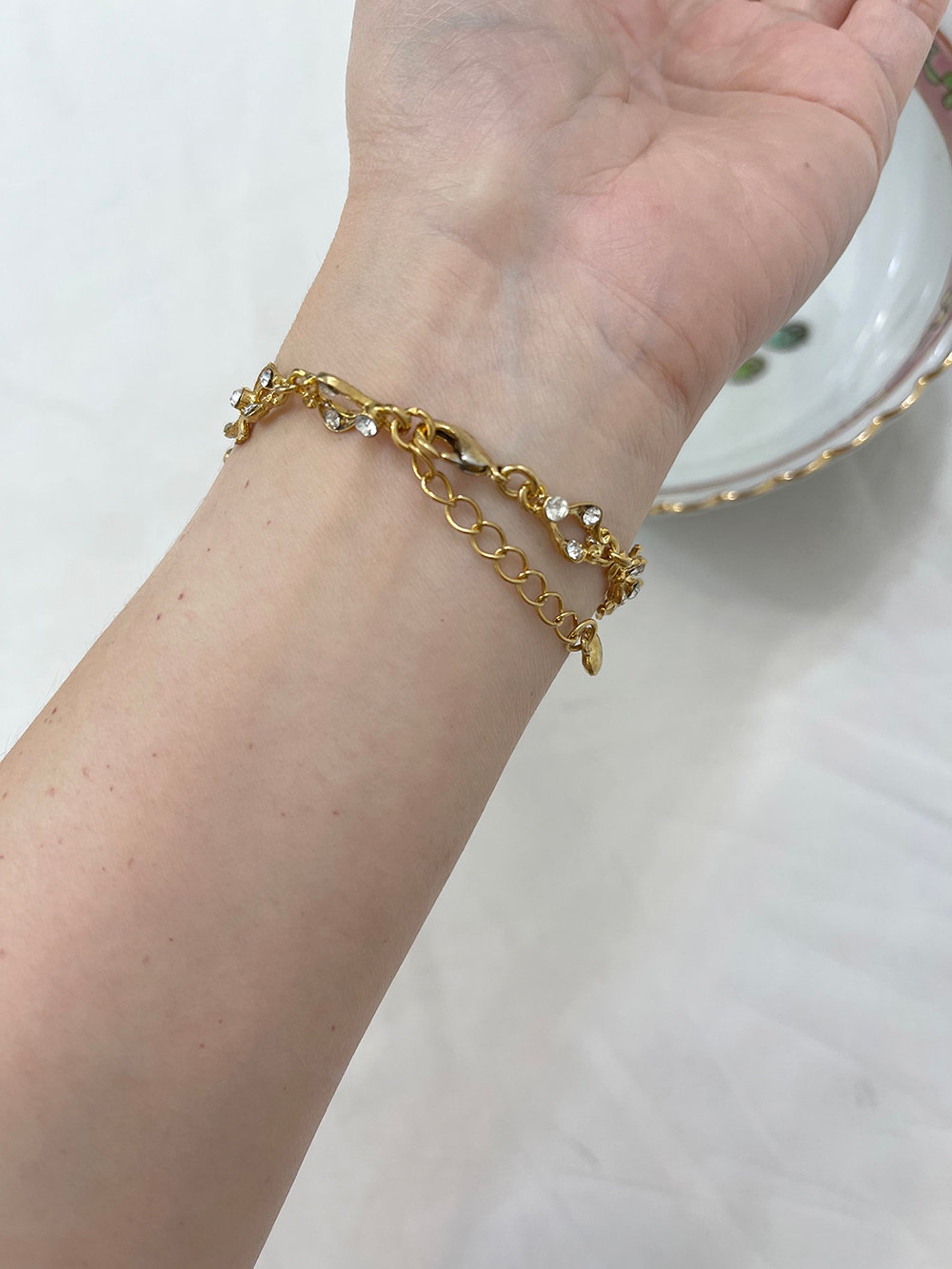 Peranakan Nyonya Kebaya Accessories Bracelet Small Flower - Etsy