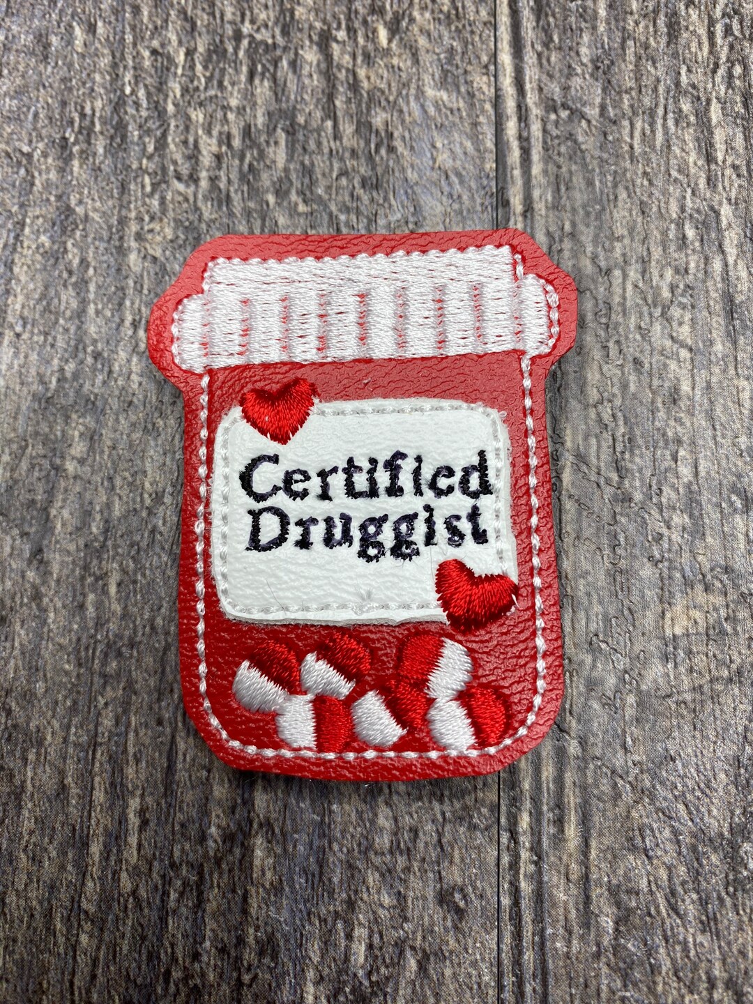 Certified Druggist Medicine Bottle RX Badge Reel, Pharmacy Badge Reel ...