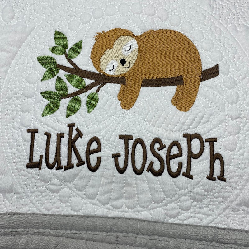 Sloth Quilt Pattern - Etsy