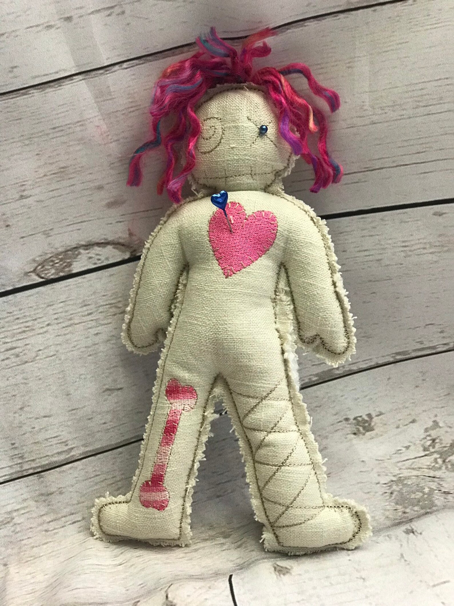 Voodoo Buddy Pincushion Damn It Doll Unique Pincushion | Etsy