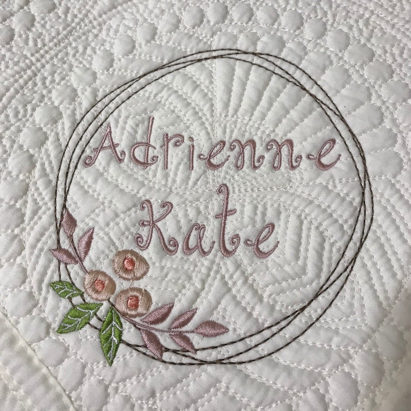 Monogrammed Quilt - Etsy