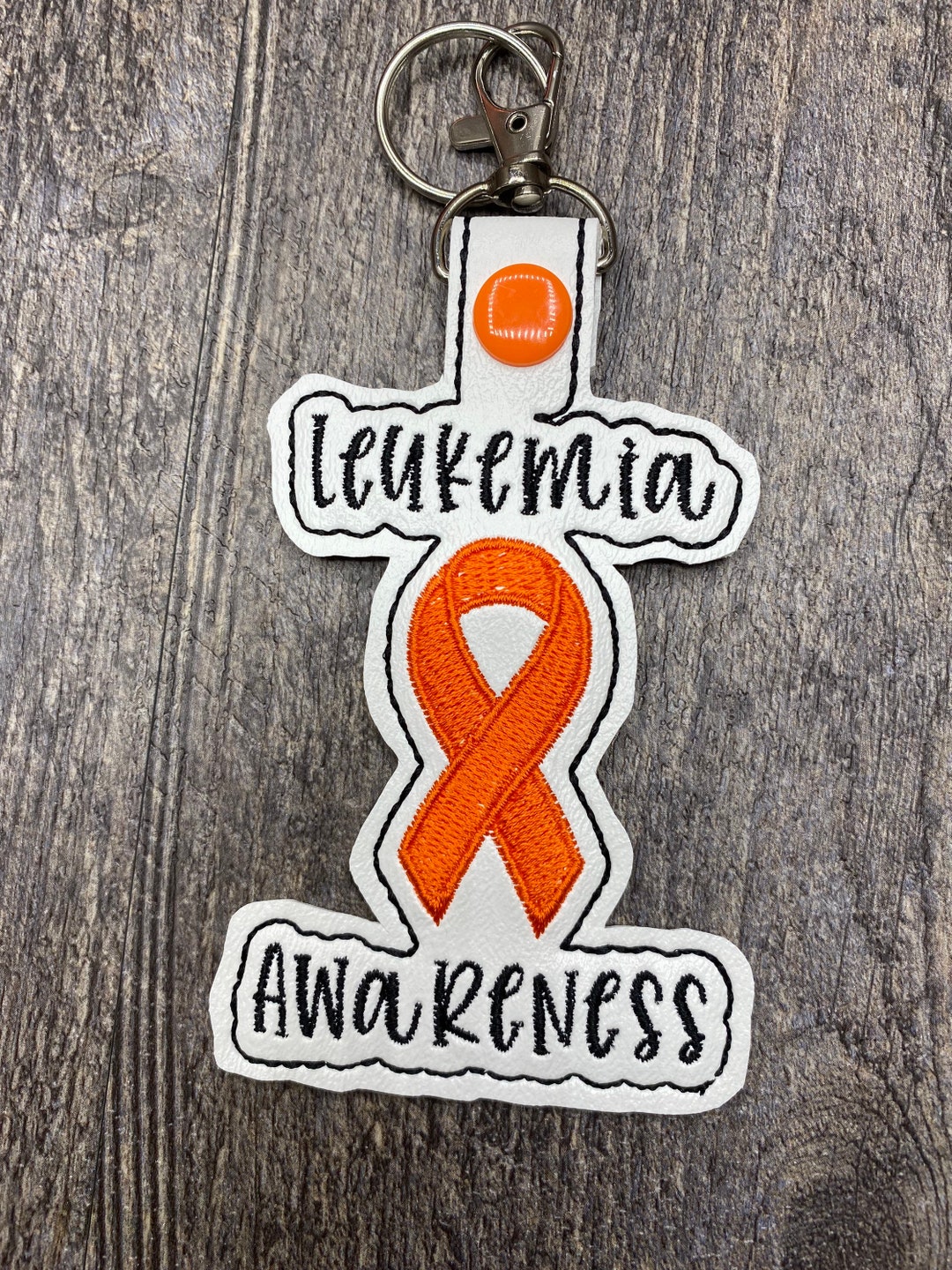 Leukemia Awareness, Leukemia Awareness Keychain, Cancer Support Gift ...