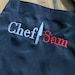 Personalized Chef Apron Kitchen Apron Chef's Apron Chef - Etsy