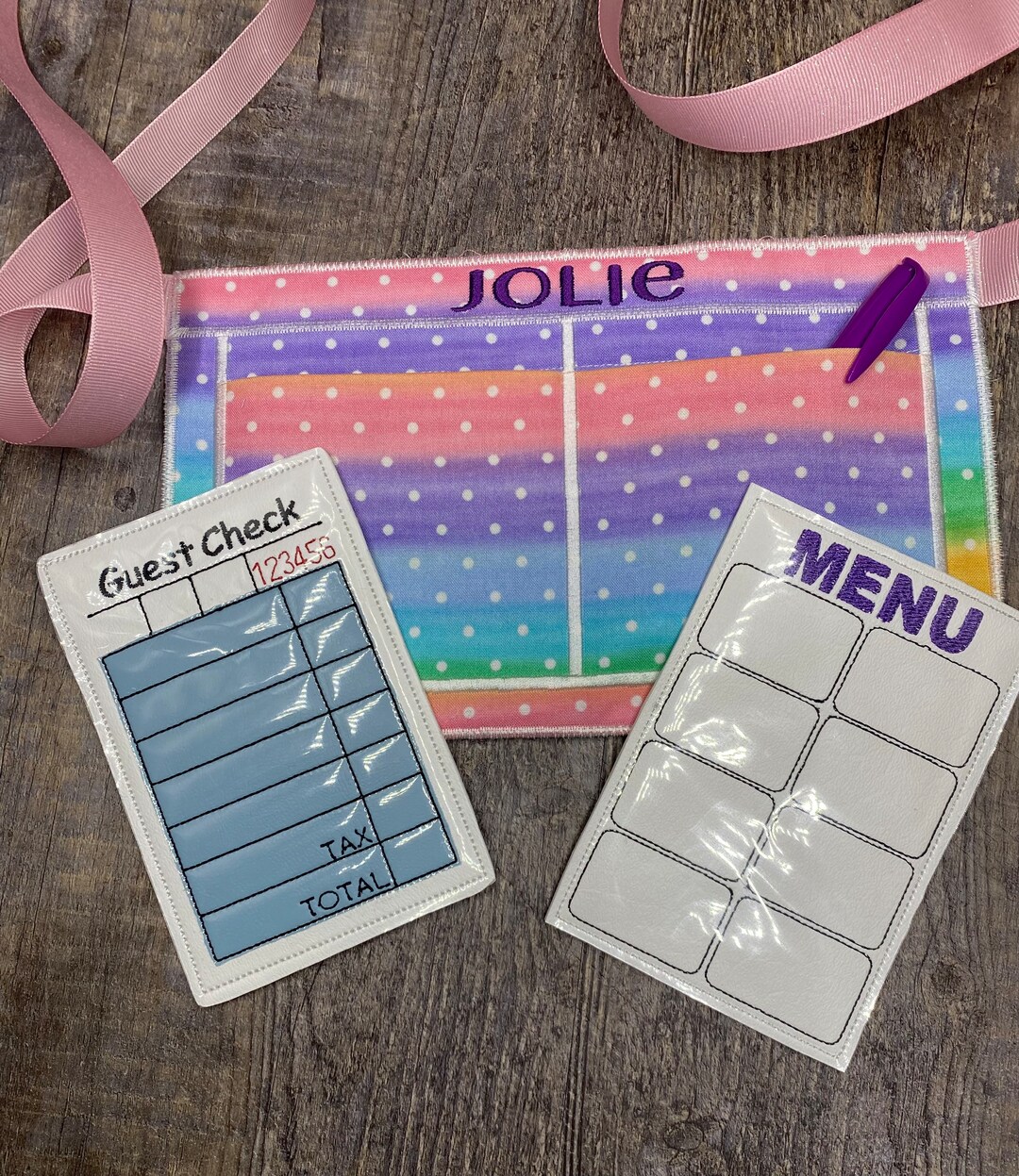 Pretend Restaurant, Pretend Waitress Set, Pretend Waiter Set, Pretend ...