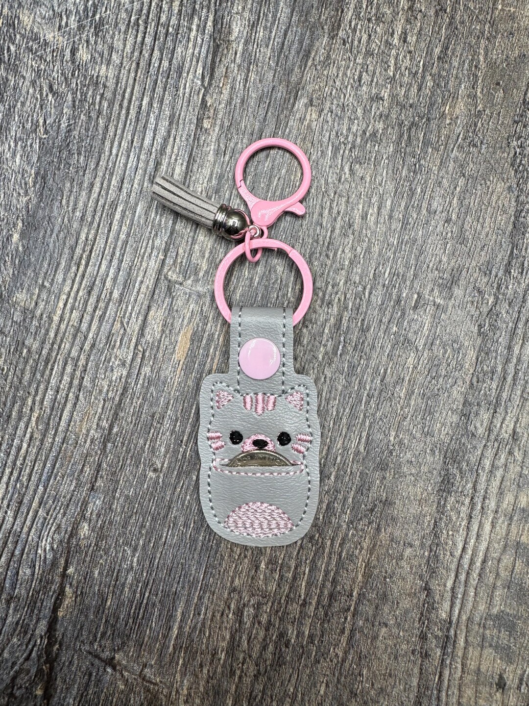 Coffee Quarter Holder, Grocery Store Keychain, Quarter Key Chain ...