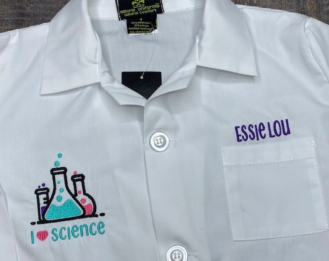 Personalized Kids Lab Coat, Kids Doctor Costume, Kids Career Day ...