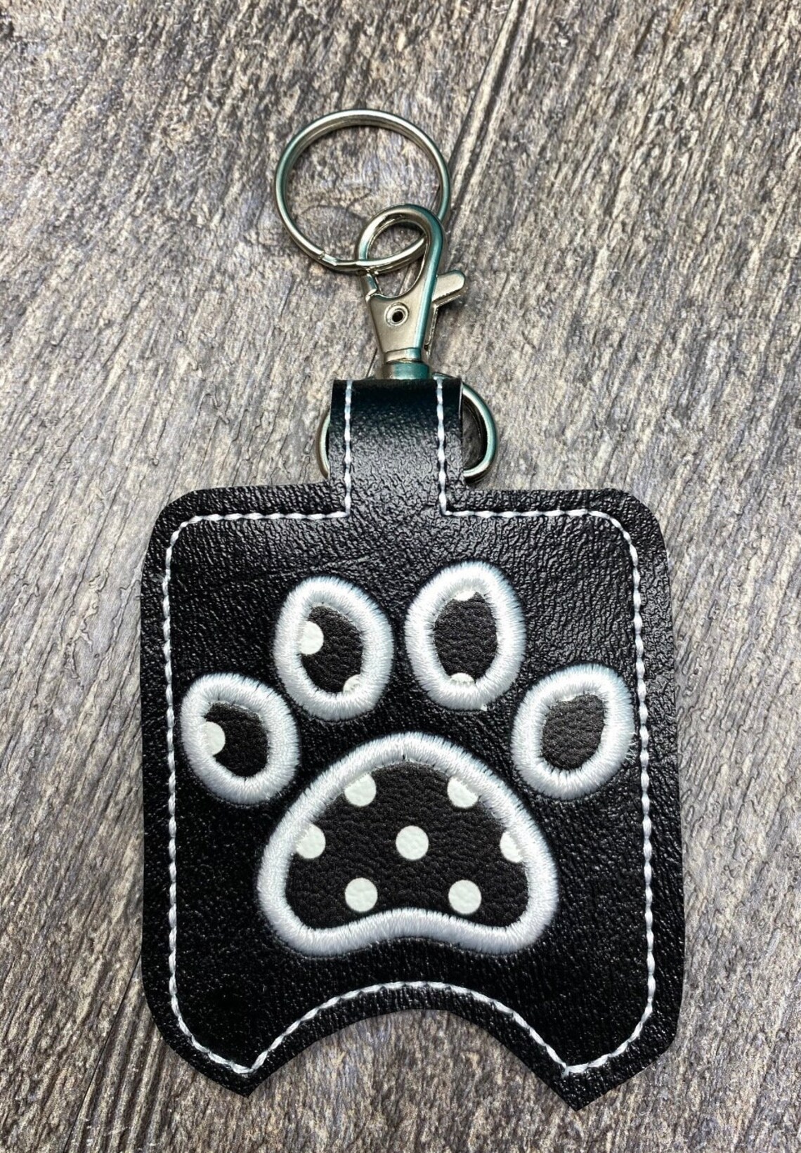 Paw Print Classroom Doorbell Holder, Class Bell Case Key Chain, Class ...