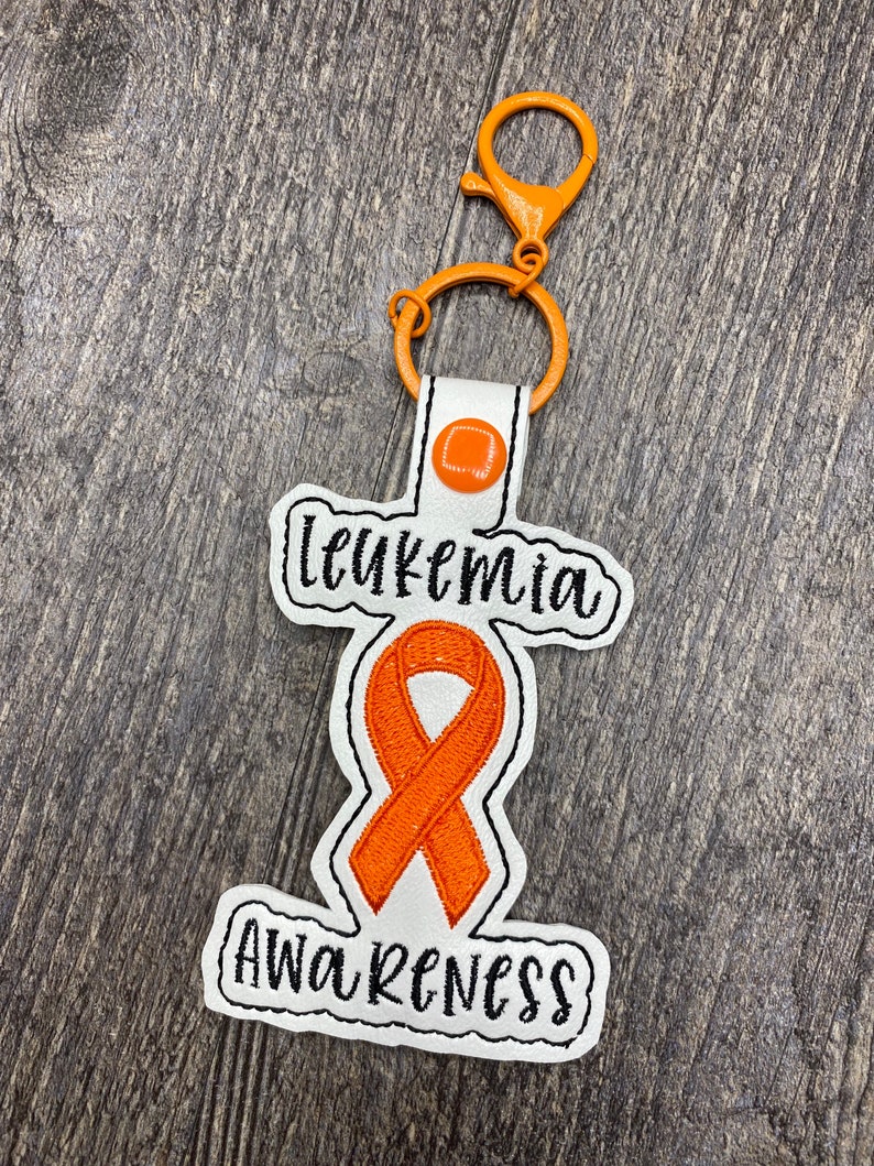 Leukemia Awareness, Leukemia Awareness Keychain, Cancer Support Gift ...