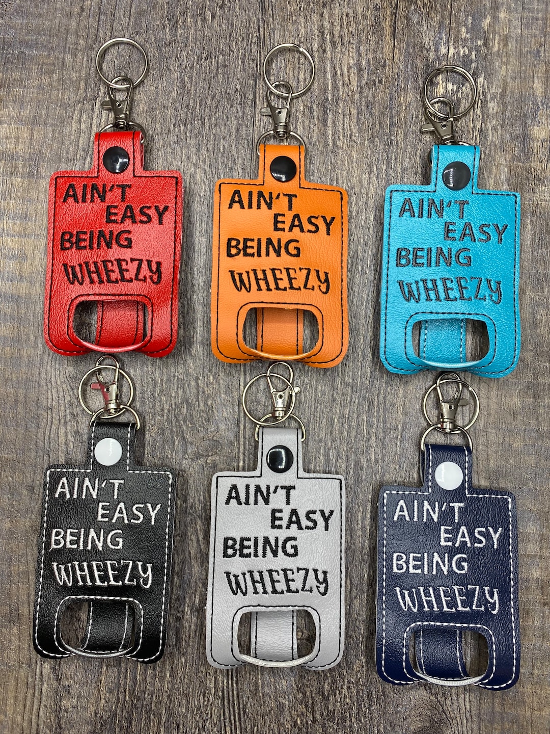 Ain't Easy Being Wheezy Personalized/monogrammed Asthma Inhaler Case ...