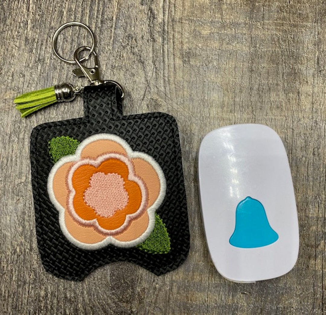 Flower Classroom Doorbell Holder, Class Bell Case Key Chain, Class ...