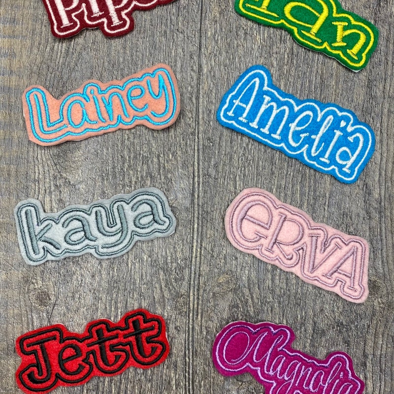 Embroidered Name Patch - Etsy