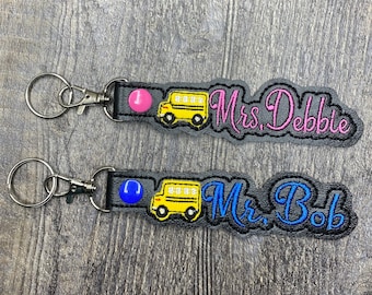 Bus Driver Personalized Keychain With Tassel - Etsy