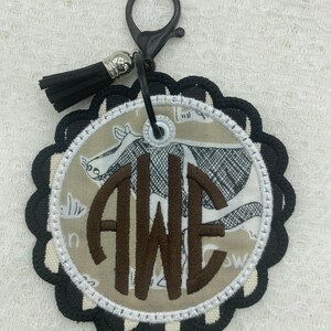 Custom Personalized Monogrammed Bag Tags, Backpack Tags, Luggage Tags ...