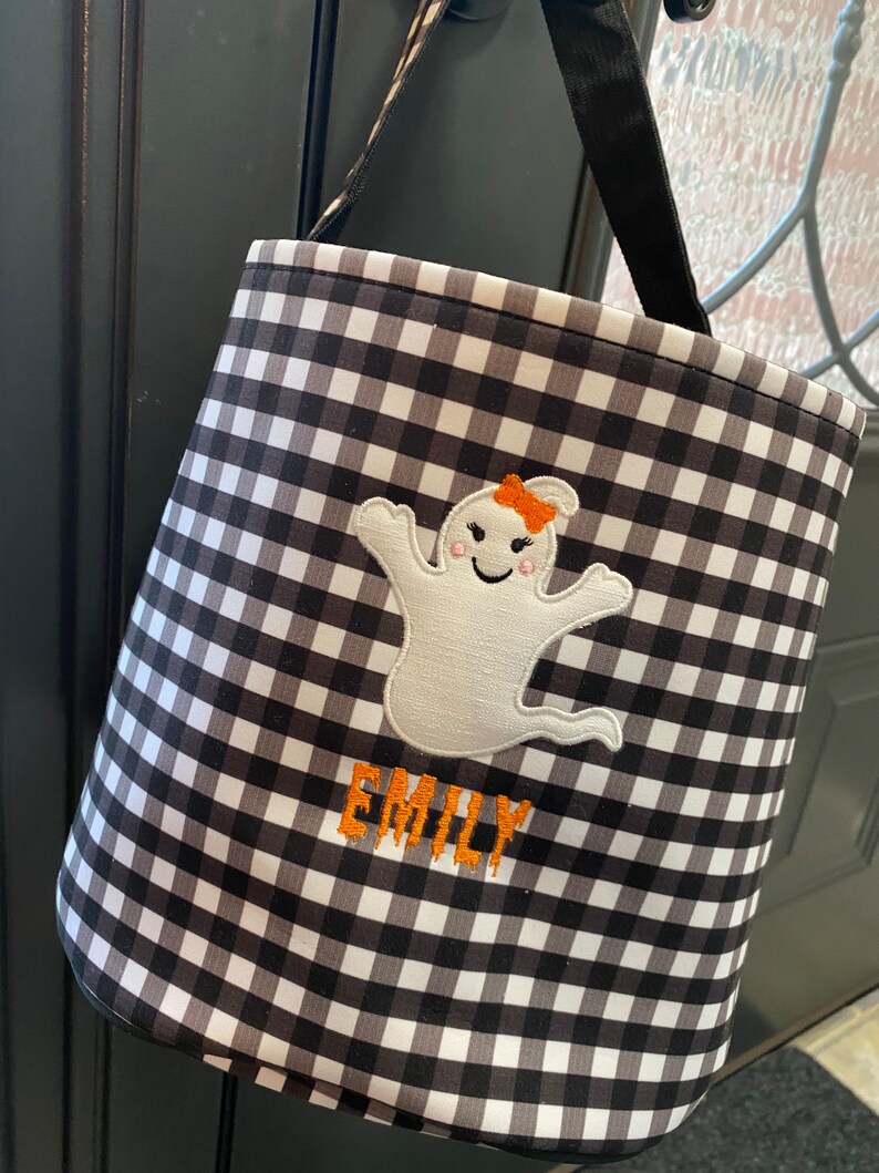Personalized Trick-or-treat Bag, Trick-or-treat Bucket, Halloween ...