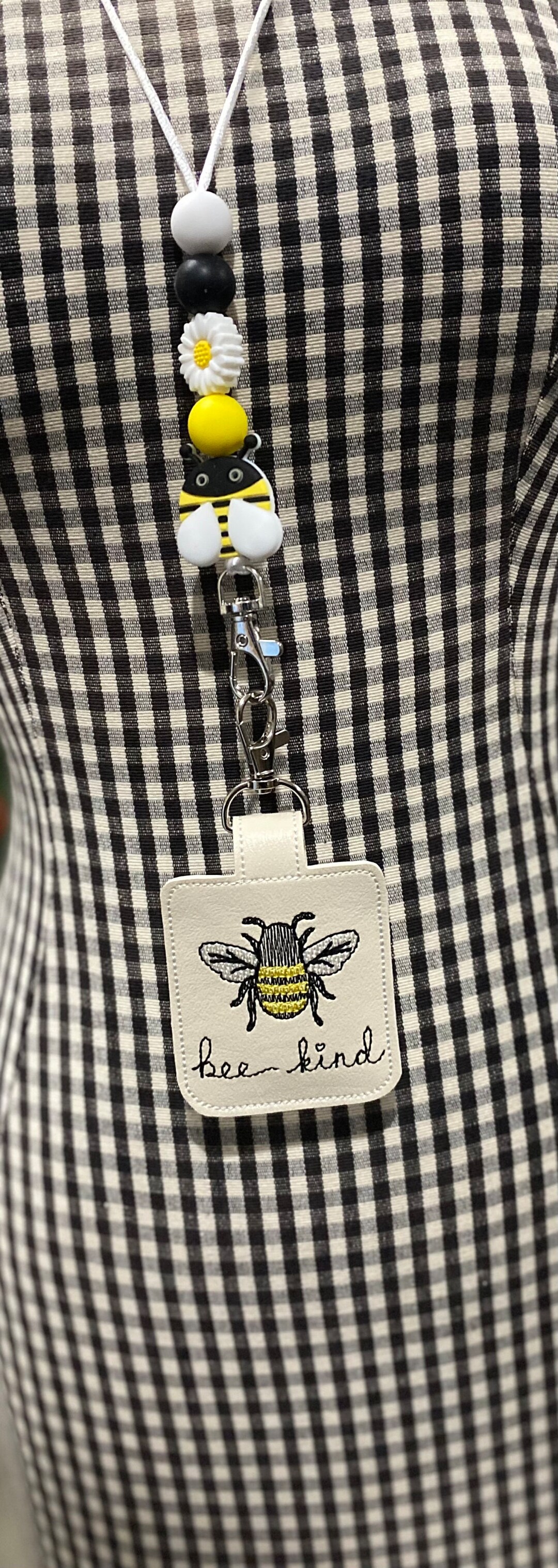 Bee Kind Classroom Doorbell Holder, Class Bell Case Key Chain, Class ...