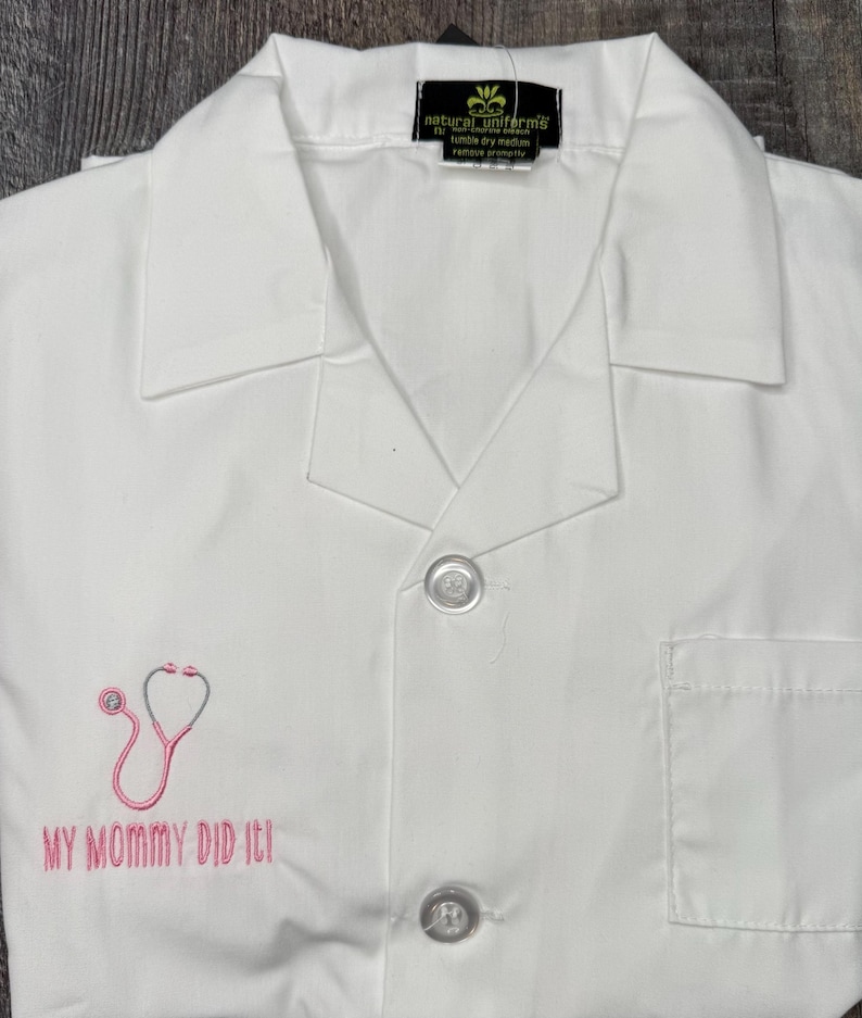 Kids' Custom Lab Coat, Embroidered Personalized Kids Lab Coat, Kids ...
