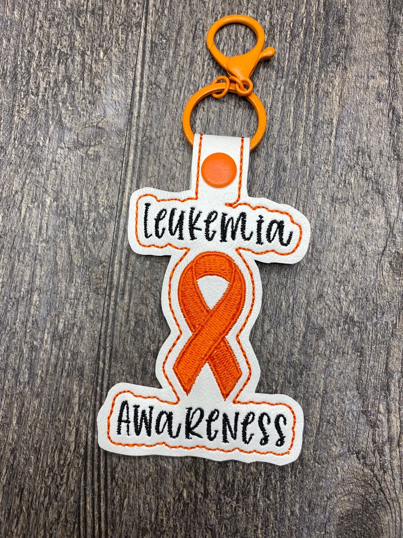 Leukemia Awareness Leukemia Awareness Keychain Cancer - Etsy