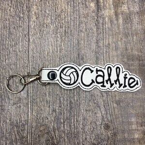 Custom Volleyball Keychain, Volleyball Team Gifts, Personalized ...
