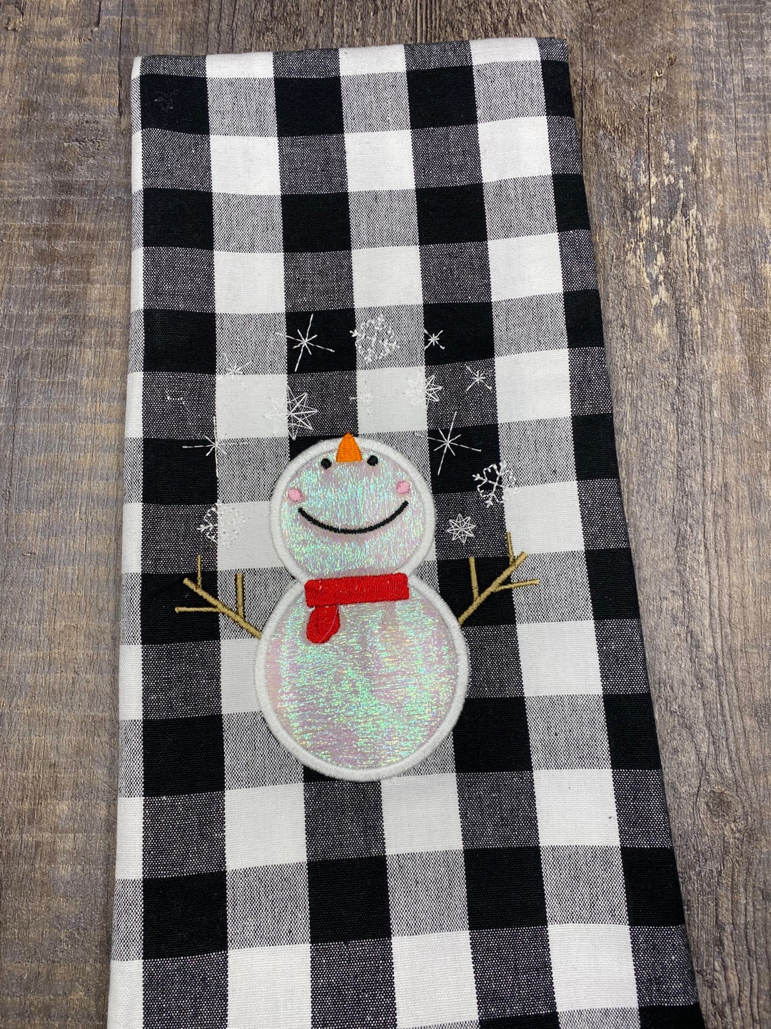 Christmas Snowman Kitchen Towel, Snowman Towel, Snowman Lover Gift ...