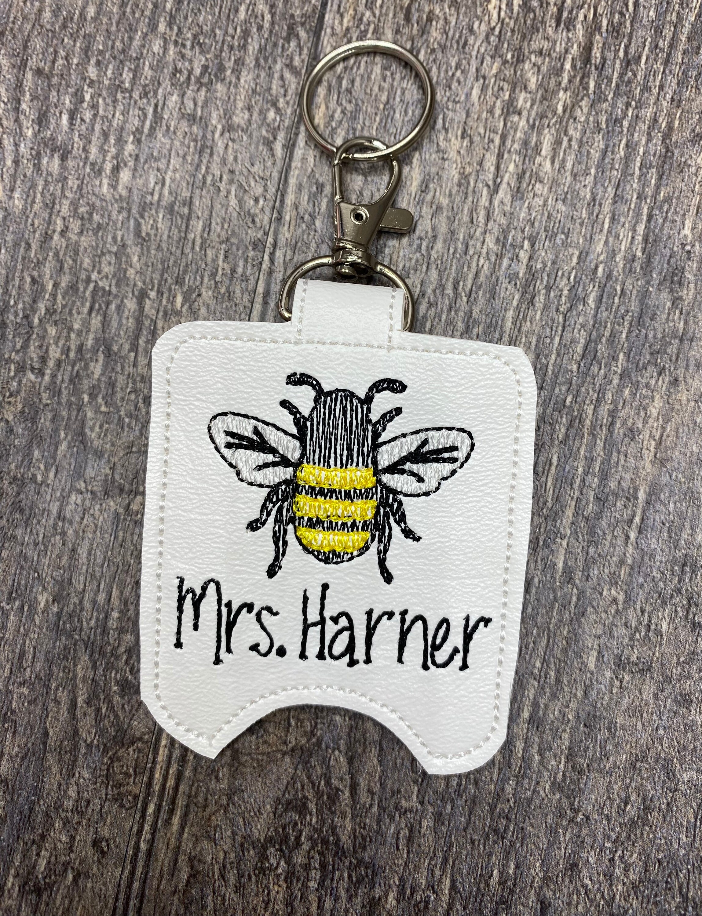 Bee Kind Classroom Doorbell Holder, Class Bell Case Key Chain, Class ...