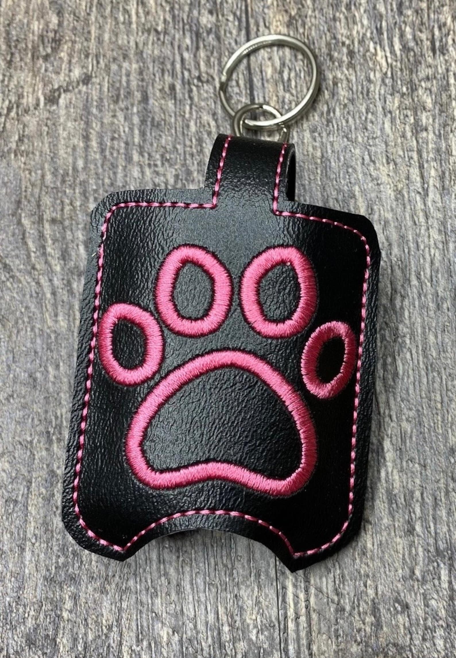 Paw Print Classroom Doorbell Holder, Class Bell Case Key Chain, Class ...