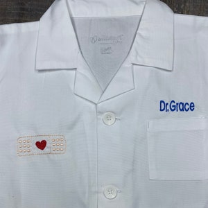 Kids' Custom Lab Coat, Embroidered Personalized Kids Lab Coat, Kids ...