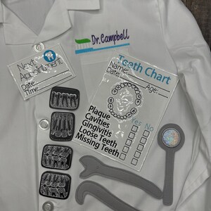 Kids' Custom Dentist Lab Coat, Personalized Dental Kids Lab Coat, Kids ...