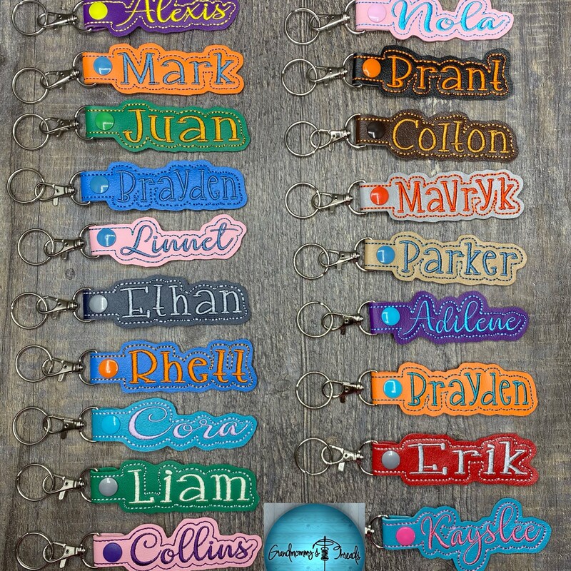 Name Keychain - Etsy