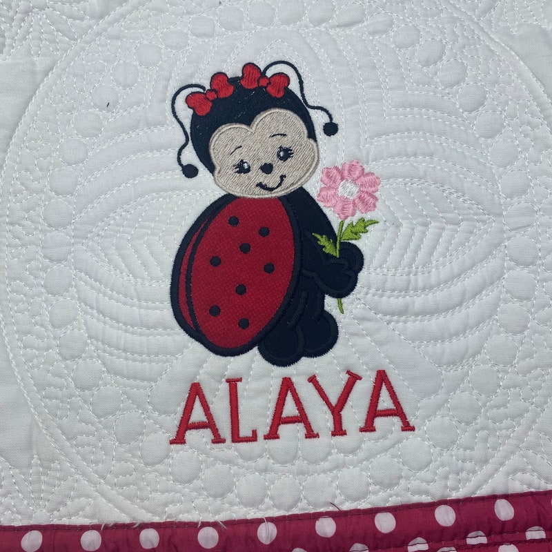 Ladybug Baby Quilt - Etsy