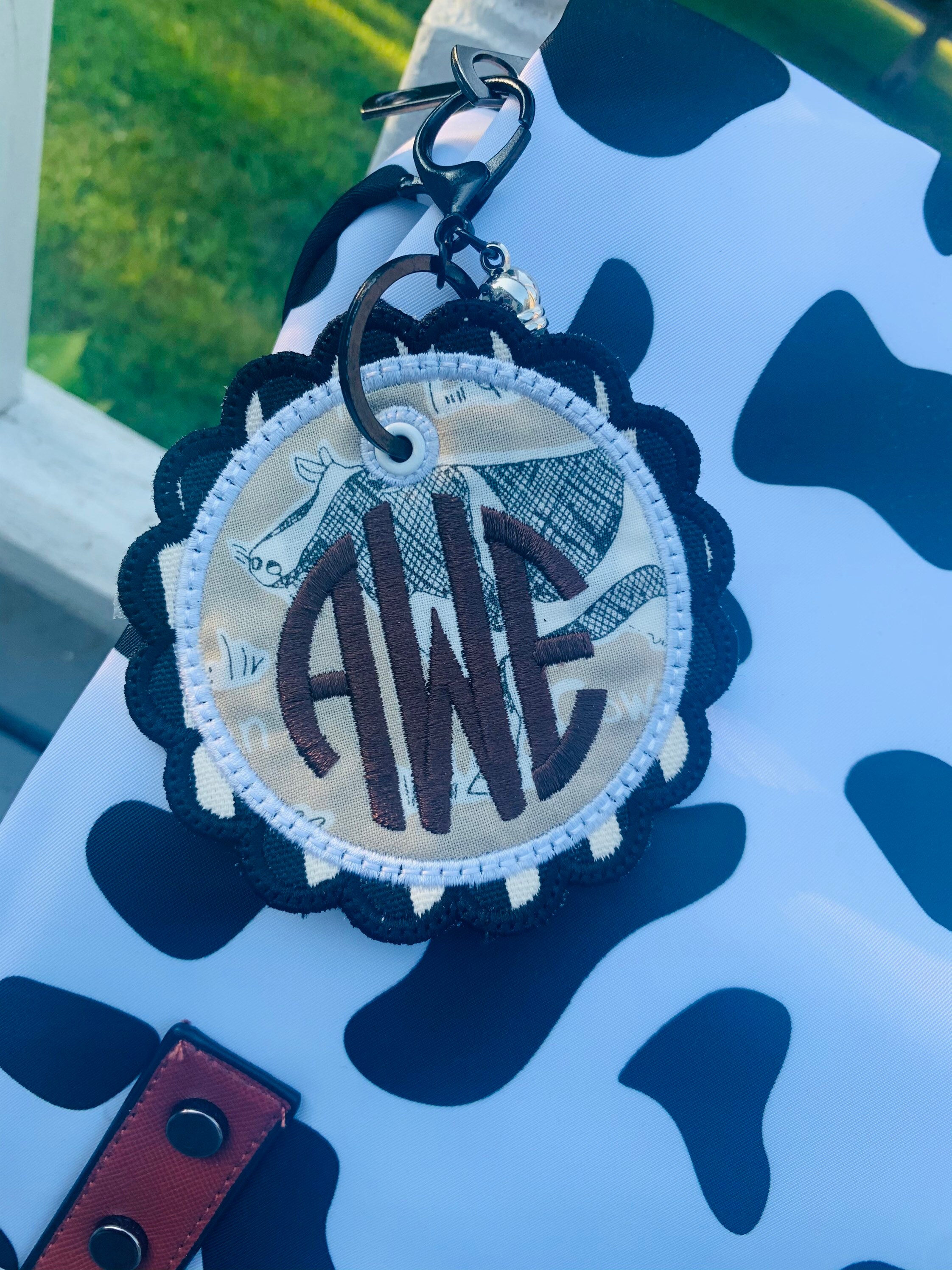 Custom Personalized Monogrammed Bag Tags to Match Your Bag - Etsy
