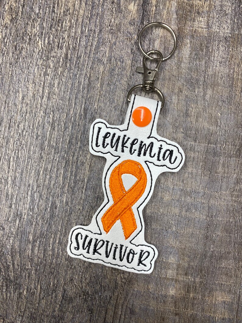 Leukemia Awareness, Leukemia Awareness Keychain, Cancer Support Gift ...
