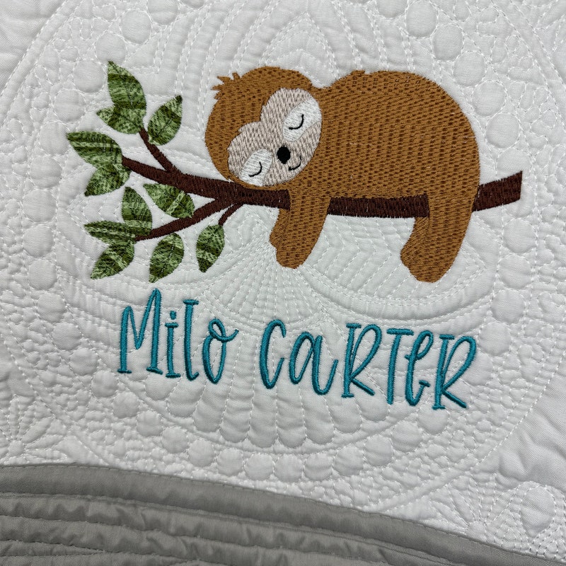 Sloth Quilt Pattern - Etsy