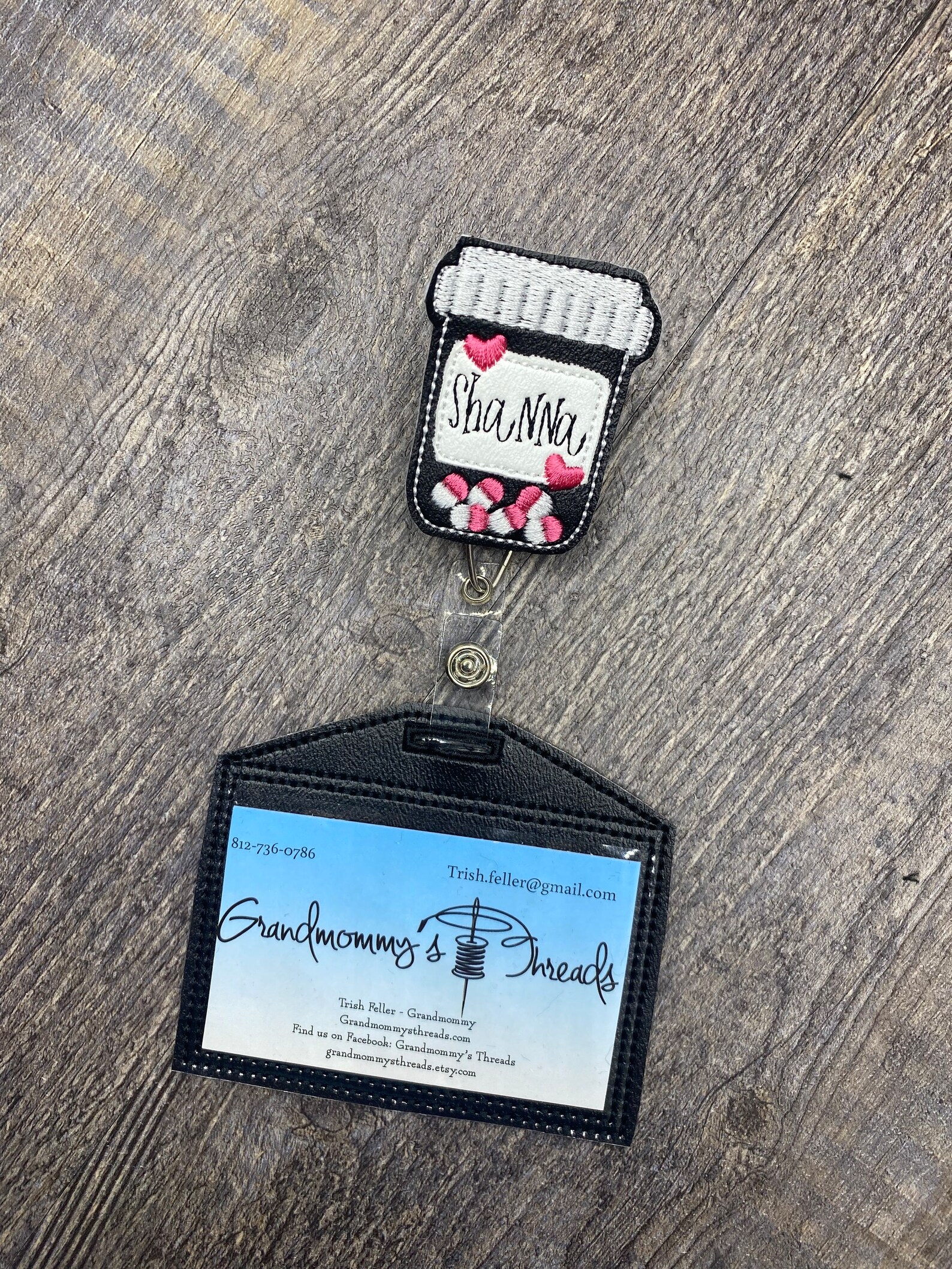 Personalized Medicine Bottle Pharmacy Healthcare Badge Reel, Pharmacist ...