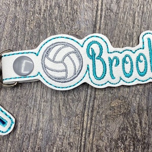 Custom Volleyball Keychain, Volleyball Team Gifts, Personalized ...