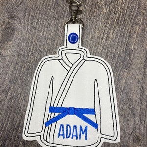 Personalized Karate Keychain With Name, Personalized Karate Keychain ...
