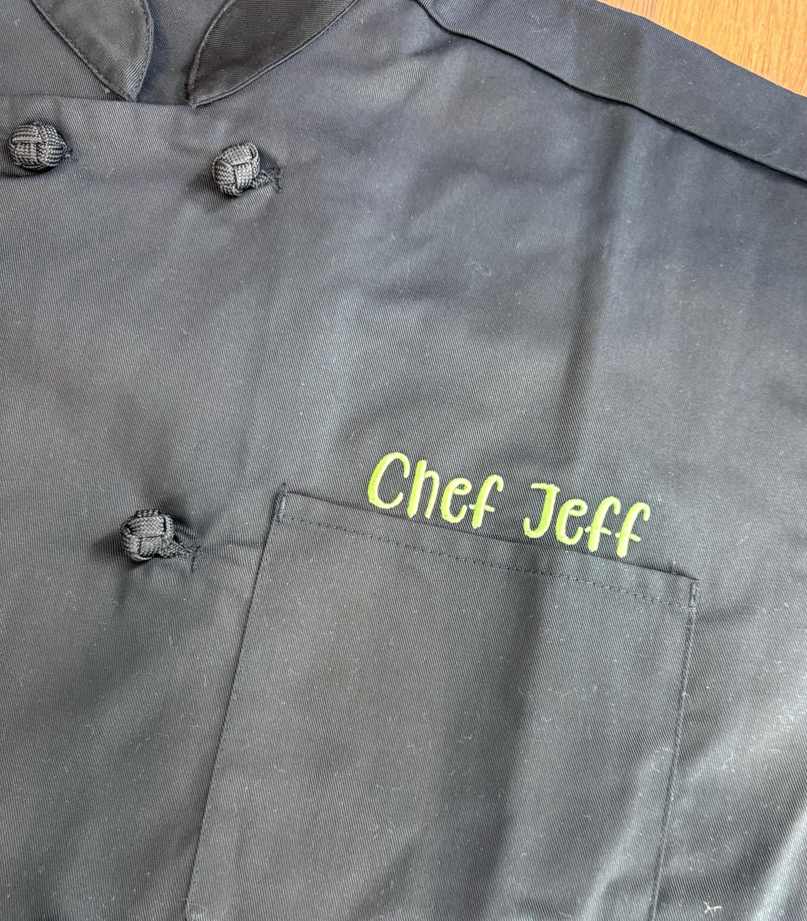 Custom Chef Knot Button Chef Coat, Custom Embroidered Chef Coat, Custom ...