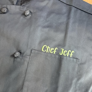Custom Chef Knot Button Chef Coat, Custom Embroidered Chef Coat, Custom ...