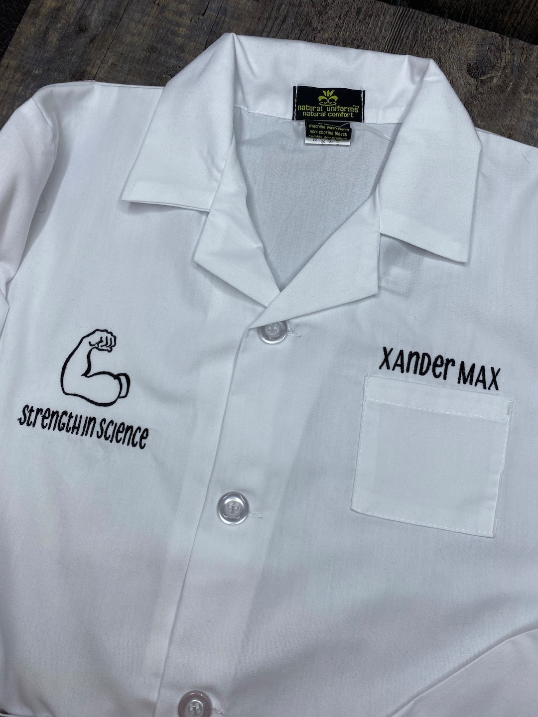 Kids' Custom Lab Coat, Embroidered Personalized Kids Lab Coat, Kids ...