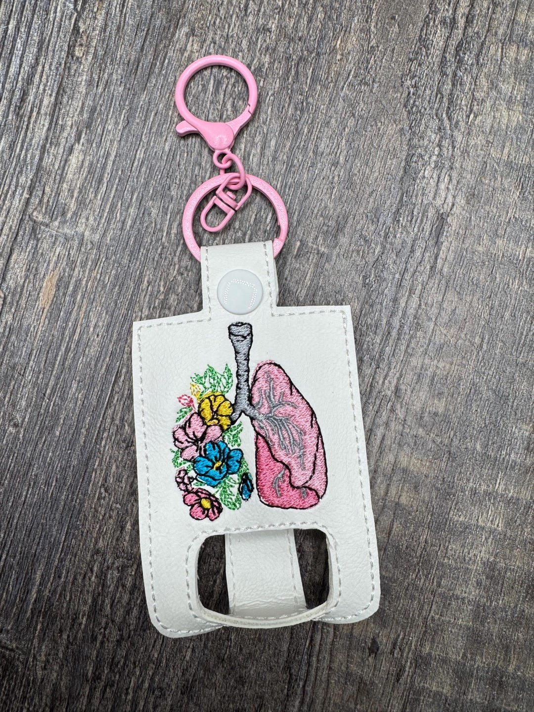 Floral Lungs Asthma Inhaler Case, Kids Inhaler Case, Floral Asthma ...