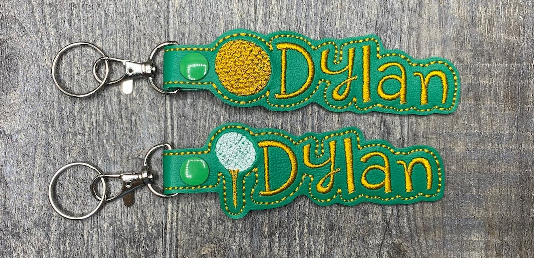 Custom Golf Keychain, Golf Team Gifts, Personalized Golf Keychain, Golf ...