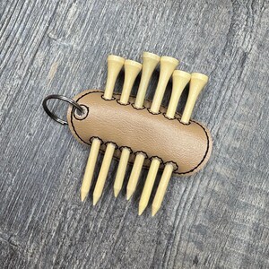 Personalized Golf Tee Keychain, Golf Bag Tag, Golf Tee Holder ...