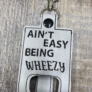 Ain't Easy Being Wheezy Personalized/monogrammed Asthma Inhaler Case ...