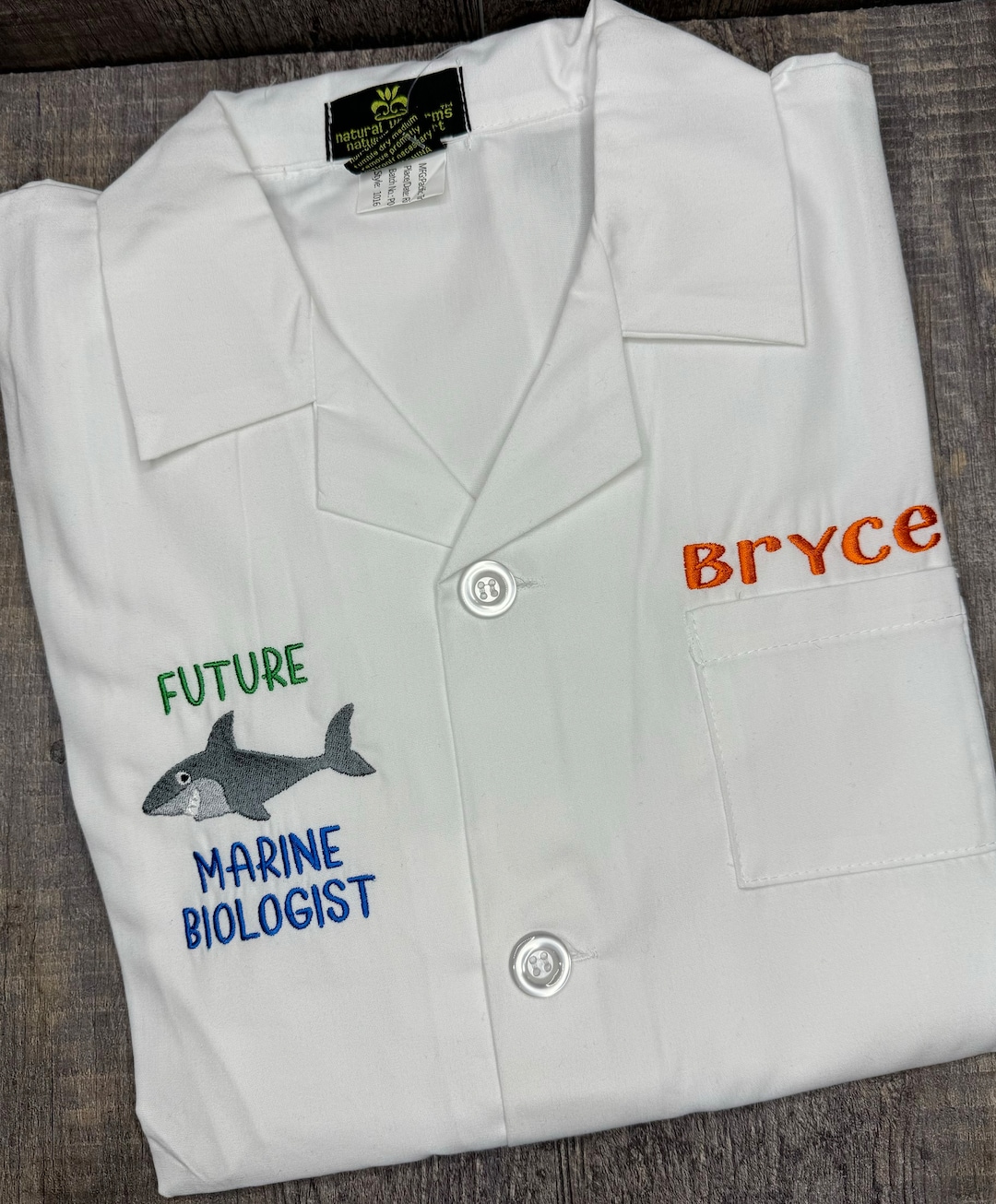 Kids' Custom Lab Coat, Embroidered Personalized Kids Lab Coat, Kids ...