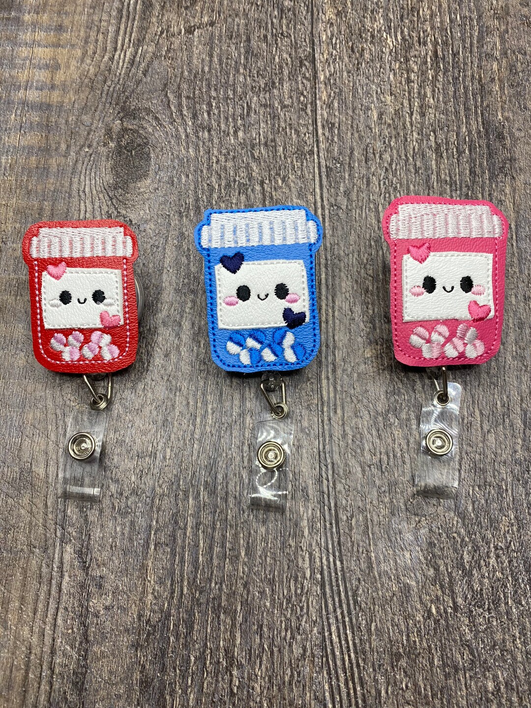 Medicine Bottle Healthcare Badge Reel, Badge Reel, Nurse Badge Reel ...